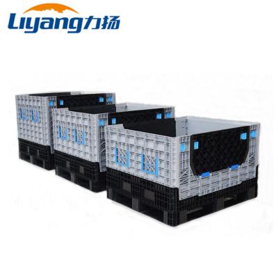 Cina Scatola pieghevole del grande di industriale grande della falchetta   di plastica su ordinazione riciclabile riutilizzabile accatastabile resistente del pallet in vendita