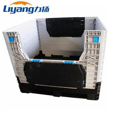 Cina Scatola pieghevole del grande di industriale grande della falchetta   di plastica su ordinazione riciclabile riutilizzabile accatastabile resistente del pallet in vendita