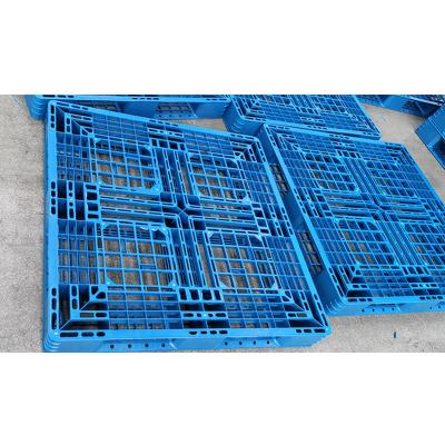 Cina Pallet di plastica di rinforzo d'acciaio resistente di plastica igienico materiale del pallet 1100*1100mm del vergine di 100% in vendita