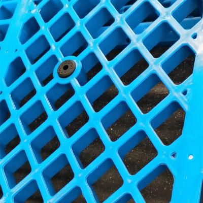 Cina Pallet di plastica di rinforzo d'acciaio resistente di plastica igienico materiale del pallet 1100*1100mm del vergine di 100% in vendita