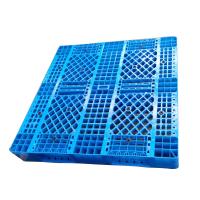 China Heavy Duty Double Sides Euro Large HDPE Plastic Pallet Stackable Reversible for sale