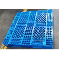 China Heavy Duty Double Sides Euro Large HDPE Plastic Pallet Stackable Reversible for sale