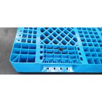 China Heavy Duty Double Sides Euro Large HDPE Plastic Pallet Stackable Reversible for sale