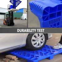 China Heavy Duty Double Sides Euro Large HDPE Plastic Pallet Stackable Reversible for sale