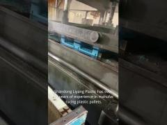 Capacità di carico accatastabile pieghevole blu del contenitore 50KG di gabbia di plastica