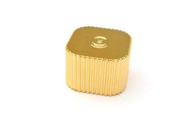 China Gold plastic perfume cap with added weight for sale