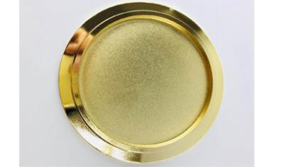 China Luxury gold candle lid for sale