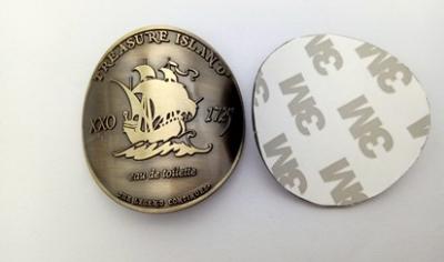 China metal label for perfume bottles for sale