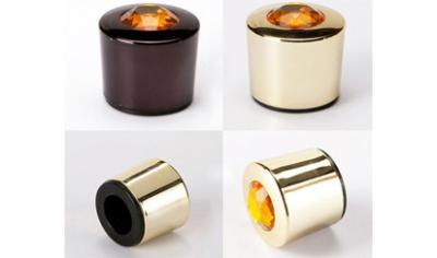 China Customized zamac perfume cap for sale