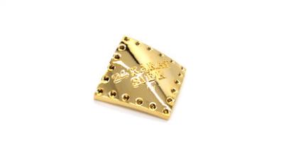 China Real Gold Plating Label for sale
