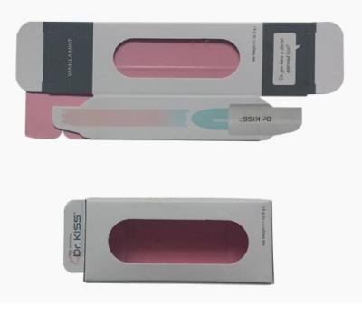 Eco Friendly Both Sides Custom Skin Care Packaging With Clear PVC Window