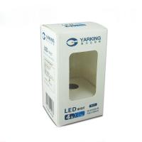 China Eco Friendly CMYK UV Effect PVC Window LED Packaging Box Custom Size 300gsm for sale