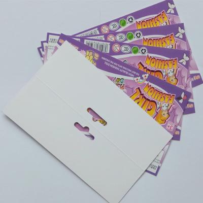 China Recyclable Custom Card Printing Blister Packaging Header Card Paper Tags for sale