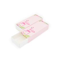 China Recyclable Socks Packaging Boxes 350g White Cardboard with Matte Lamination - Custom Drawer Box Design for sale