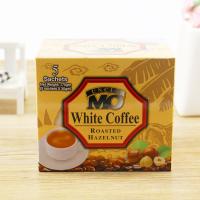 China Custom Foldable Coffee Packaging Box 150g-350g Thickness with CMYK Printing for Mocha White Design for sale
