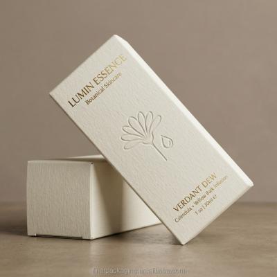 China Cosmetic Packaging Custom Printed Logo Emboss Deboss Boxes Empty Cosmetic Boxes for Lip Balm Essentials Oil Face cream for sale