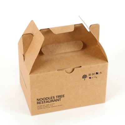 Cina Contenitore d'imballaggio di carta kraft di stampa a caldo per alimento asportabile in vendita