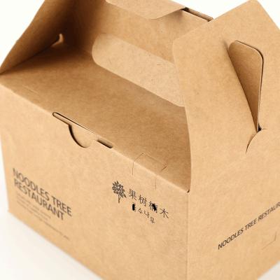 Cina Contenitore d'imballaggio di carta kraft di stampa a caldo per alimento asportabile in vendita