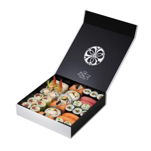 Wegwerflaminierungs-Pappsushi nehmen Kasten heraus