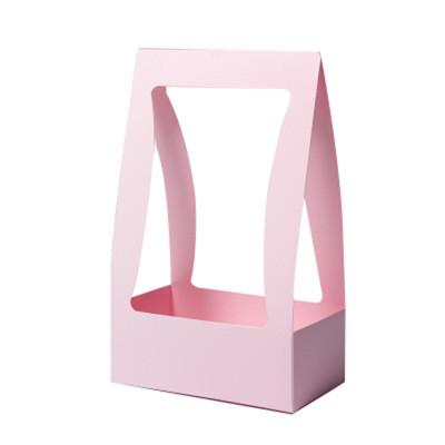 China Handmade Waterproof Folding Paperboard Portable Flower Box for sale