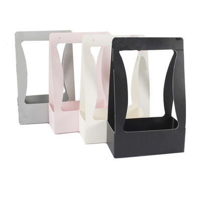China Handmade Waterproof Folding Paperboard Portable Flower Box for sale