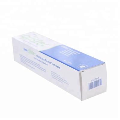 China Matte Lamination Printing Toothpaste Packaging Box Custom Printed for sale