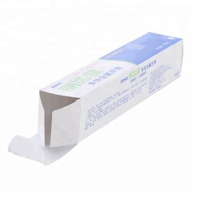 China Matte Lamination Printing Toothpaste Packaging Box Custom Printed for sale