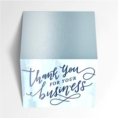 China 350gsm Ivory Board Paper Card Custom Gift Card Printing For Thank You Card for sale