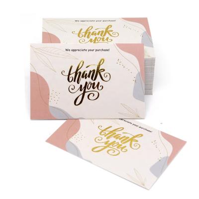 China 350gsm Ivory Board Paper Card Custom Gift Card Printing For Thank You Card for sale