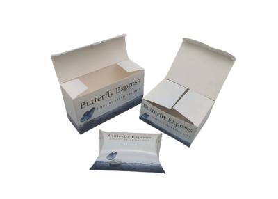 China Custom Matte Varnish Small Cosmetic Box Folded Candle Packaging for sale