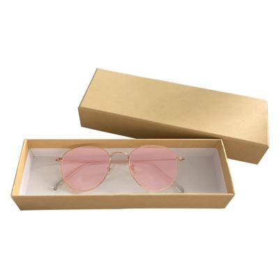 China Cardboard Glasses Paper Packaging Box Lid And Bottom Type Printed Customized Logo for sale