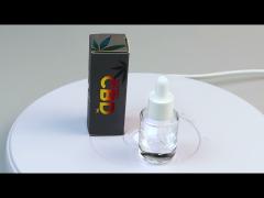 L'imballaggio di carta riciclabile del prodotto di sanità inscatola l'imballaggio dell'olio di CBD