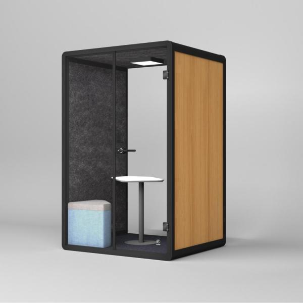 Quality Extendable Solo Office Sound Booth Soundproof Study Booths Pod Easy Assembly for sale