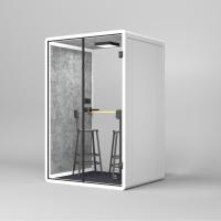 Quality White Two Person Pod Modern Soundproof Meeting Booths For Consultation And for sale