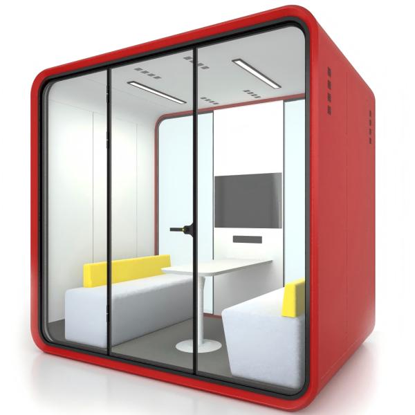 Quality Flexible Meeting Pod Steel Structure Movable Office Pods For Any Office Layout for sale