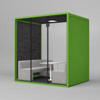 Quality 4 Person Meeting Pod 100V - 240V Quiet Work Pods With Superior Sealing for sale