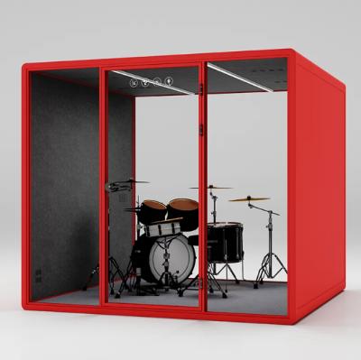 China Assembled Soundproof Recording Booth Versatile Noise Cancelling Pod Customized for sale