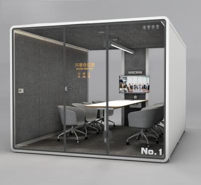 China Acoustic Large Office Pods Multi Person Meeting Booths For Offices for sale