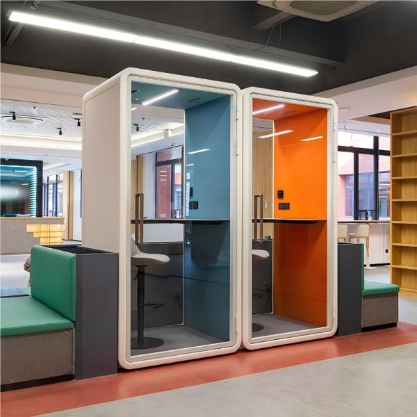 Quality Privacy Soundproof Phone Booth Multi Size Modular Meeting Pods 52W For Workspace for sale
