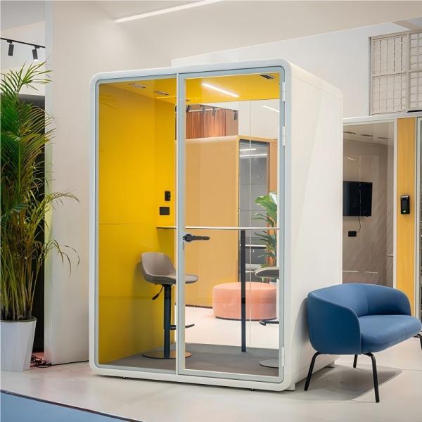Quality Thickened Silent Box 52W Meeting Office Pods Multifunction With A High Efficiency Ventilation System for sale