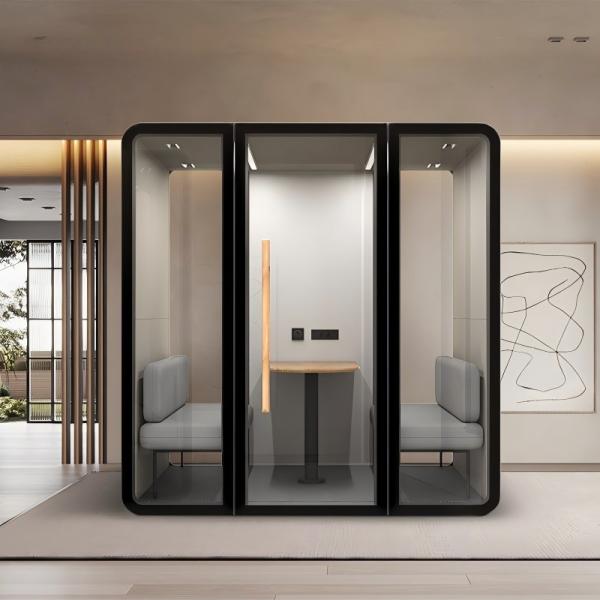 Quality Multifunction Soundproof Office Cabin Indoor Office Work Pods 100V - 240V for sale