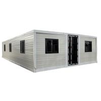 China 40 ft Expandable Container House Flat Top Galvanized Steel Frame 73m² for sale