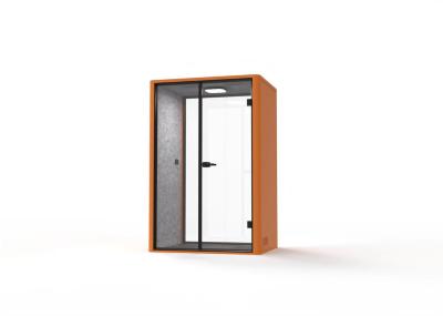 China Modular Detachable Soundproof Pod with AkzoNobel Powder Coating and Sound Insulation Rw+Ctr30dB for Office or Home for sale