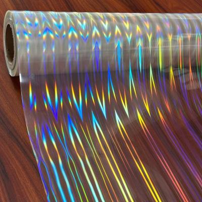 Cina Proof di umidità di pellicola di plastica olografica trasparente per imballaggi regalo / artigianato in vendita