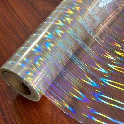 Cina Proof di umidità di pellicola di plastica olografica trasparente per imballaggi regalo / artigianato in vendita