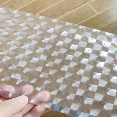 Cina Imballaggio Film 3D lenticolare film olografico trasparente a prova di umidità in vendita