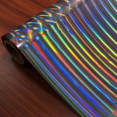 China Opaque Holographic Paper Environment Friendly Water Soluble Holographic Package Paper for sale
