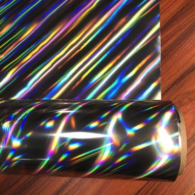 China Opaque Holographic Paper Environment Friendly Water Soluble Holographic Package Paper for sale