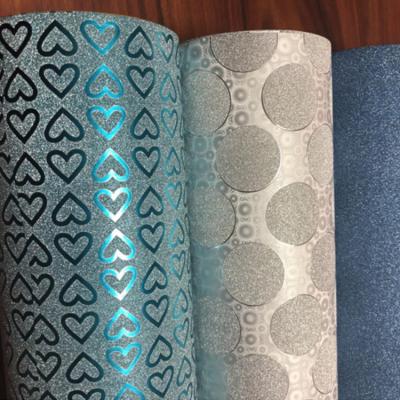 China Moisture Proof Glitter Powder Sequin Heat Transfer Film Wrap with Transparency Opaque for sale