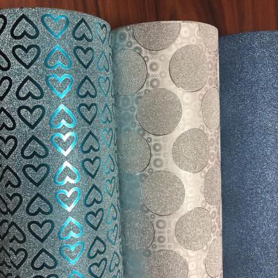 Cina 300mm 1500mm Glitter Film di laminazione Decorativo CPP Film metallizzato per laminazione umida / secca in vendita